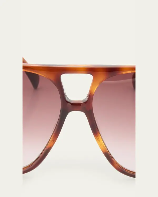 Selima Optique Money 2 Aviator Sunglasses - E2 Auburn Tortoise